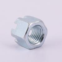 China Round Lock Hexagon Slotted Nuts For Automotive Industry for sale