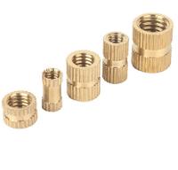 China DIN6303 GB17880.1 Brass Rivet Nut Inlaid Copper Polished for sale
