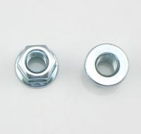 China Metric Metal Stainless Steel Flange Nuts Non Slip Hexagon Flange Nut for sale