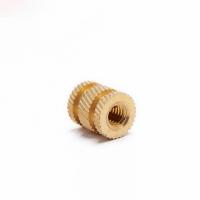 China M3-M12 Brass Knurled Nut Through Hole Inlaid Injection Knurled Copper Nuts for sale