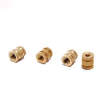 China M3-M12 Brass Knurled Nut Through Hole Inlaid Injection Knurled Copper Nuts for sale