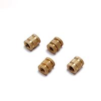 China M3-M12 Brass Knurled Nut Through Hole Inlaid Injection Knurled Copper Nuts for sale