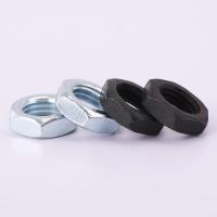 China Black Oxide Hexagon Thin Nut DIN439 Hex Nut Blacken for sale