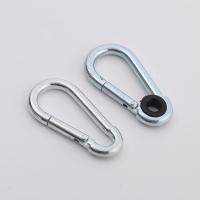 China DIN 5299 FORM C Hook 7mm AISI304 Gourd Type Carabiner Hook Snap Hook Round Wire And Forged for sale