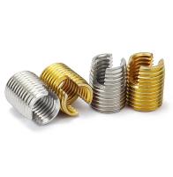 China Customized Type 302 Slotted Stainless Steel M2 M3 M4 M5 M6 M24 Thread Repair Insert Slotted Self Tapping Screw Sleeve for sale