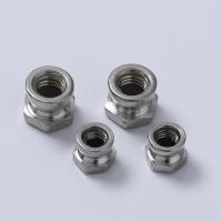China Customized A2 SS304 Anti Theft Twist Off Security Hex Breakaway Nuts M6 M8 Hex Tamper Proof Shear Nut for sale