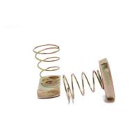 China Unistrut Channel Spring Nut Yellow Zinc Spring Nut Horn Spring Channel Nut for sale