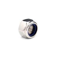 China Nylon Nut Stainless Steel DIN985 Prevailing Torque Type Hexagon Thin Nuts With Non Metallic Insert for sale