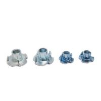 China Pronged Tee Blind Furniture Tee Nut Stainless Steel Hardware Furniture Insrt Tee Nuts With Pronge for sale
