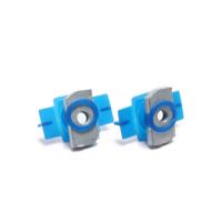 China Strut Channel Nuts Solar Fastener Zinc Plated Combo Nut Washer Channel Nut With Plastic Wing for sale