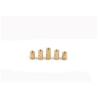 China Brass Knurled Inlaid Nut Copper Injection Injection Double Pass Chamfered Knurled Copper Nut Set With Inlaid for sale