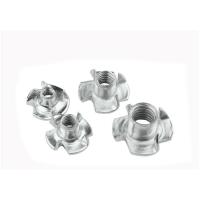 China DIN1624 Carbon Steel Zinc Plated Four Claw Tee Nut Furniture Wood Insert Nut for sale