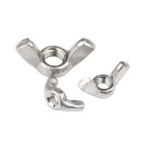 China 304 Stainless Steel Wing Nuts DIN 315  Precision Casting DIN315  Wing Nuts Butterfly Nut for sale