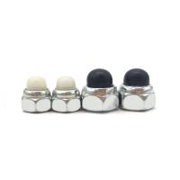 China Prevailing Torque Type Hexagon Domed Cap Nuts With Nonmetallic Insert DIN 986 Self Locking Nylon Insert Domed Cap Nuts for sale