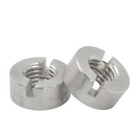 China Hardware Fasteners Custom Slotted Round Nuts DIN546 Slot Threaded Round Slotted Nut for sale
