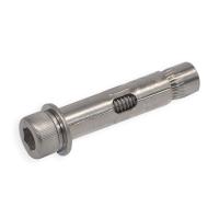 China Inch Screw Type Expansion Anchor Bolts Through Wedge Anchor Conical Cap Expansion Bolt for sale