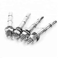 China Heavy Duty Wedge Type Expansion Anchor , Through Bolts Anchor Bolt for sale