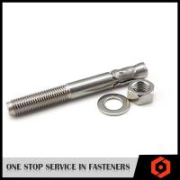 China Stainless Steel Anchor Bolt Standard Size Screw Type Expansion Anchor Bolts for sale