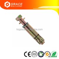 China 12mm Dia Anchor Bolts Yellow Zinc Plated Dyna Bolt OEM ODM for sale