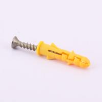 China Plastic Anchor Wall Plug Nylon Wall Anchor 8*40mm Plastic Expanding Wall Plugs for sale