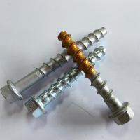 China Hot-dip galvanizing Hex flange concrete thread self-cutting anchor cement concrete self-tapping screws for sale
