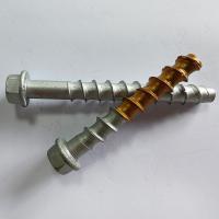 China Hot-dip galvanizing Hex flange concrete thread self-cutting anchor cement concrete self-tapping screws for sale
