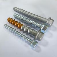 China Concrete self-tapping screw anchors Cement self-cutting screw anchors Expansion screws hexagonal flange self-cutting anchors for sale