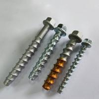 China Concrete self-tapping screw anchors Cement self-cutting screw anchors Expansion screws hexagonal flange self-cutting anchors for sale