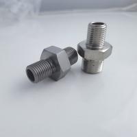 China 316 304 Male Screwed SS Hex Nipple High Pressure Pipe Fitting for sale
