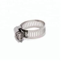 China Heavy Duty Pipe Fitting Type Hose Clamp Stainless Steel  Hot Hose Worm Clamp for sale