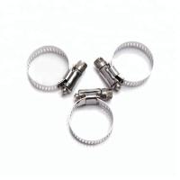 China Heavy Duty Pipe Fitting Type Hose Clamp Stainless Steel  Hot Hose Worm Clamp for sale
