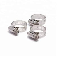 China Heavy Duty Pipe Fitting Type Hose Clamp Stainless Steel  Hot Hose Worm Clamp for sale