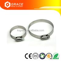 China American-Type Stainless Steel Hose Spring Clamps Worm Drive Clamp for sale