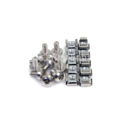 China Stainless Steel Mounting Screws and Cage Nuts for Server Rack Cabinet for sale