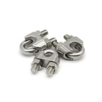 China DIN 741 Heavy Duty US Type Carbon Steel Drop Forged Wire Rope Clip Wire Rope Clamp for sale