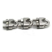 China DIN 741 Heavy Duty US Type Carbon Steel Drop Forged Wire Rope Clip Wire Rope Clamp for sale