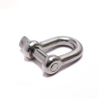 China DIN82101 Marine Use Hardware Shackle din 82101 D Shackle With Coller Pin for Lifting for sale