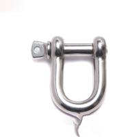 China DIN82101 Marine Use Hardware Shackle din 82101 D Shackle With Coller Pin for Lifting for sale