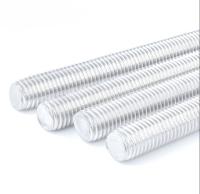 China Aluminum Alloy Steel Stud Bolt Thread Rod Aluminium Threaded Rod A193 B8 B16 for sale