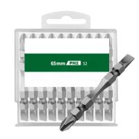 China Double ended screw bits S2 65mm 110mm cross screwdriver bit of ph2  slotted screwdriver bits for sale