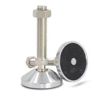 China Anti Slip Revolving Adjustable Metal Leveling Foot Adjustable Foot With Nylon Base for sale