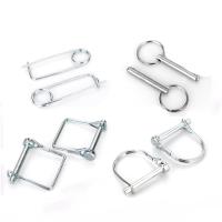 China Round Wire Lock Pins / Spring Lock Pin / Stainless Steel A2 A4 Double Wire Lock Pin D Type Safety Pins for sale