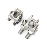 China SUS316 Stainless Steel Wire Rope Clamps DIN 1142 ISO9001 for sale