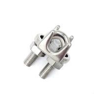 China SUS316 Stainless Steel Wire Rope Clamps DIN 1142 ISO9001 for sale