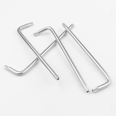 China Double Ended Star Hex Allen Key L Type Hollow Anti Theft Wrench for sale