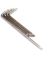 China Double Ended Star Hex Allen Key L Type Hollow Anti Theft Wrench for sale