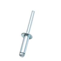 China Blue white zinc Open End Blind Rivets DIN7337 M2.4 - M6.4 for sale