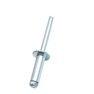 China Blue white zinc Open End Blind Rivets DIN7337 M2.4 - M6.4 for sale