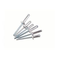 China Blue white zinc Open End Blind Rivets DIN7337 M2.4 - M6.4 for sale