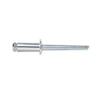 China Colored And Sliver Open Type Domed Head Aluminium Blind Pop Rivets DIN7337 for sale